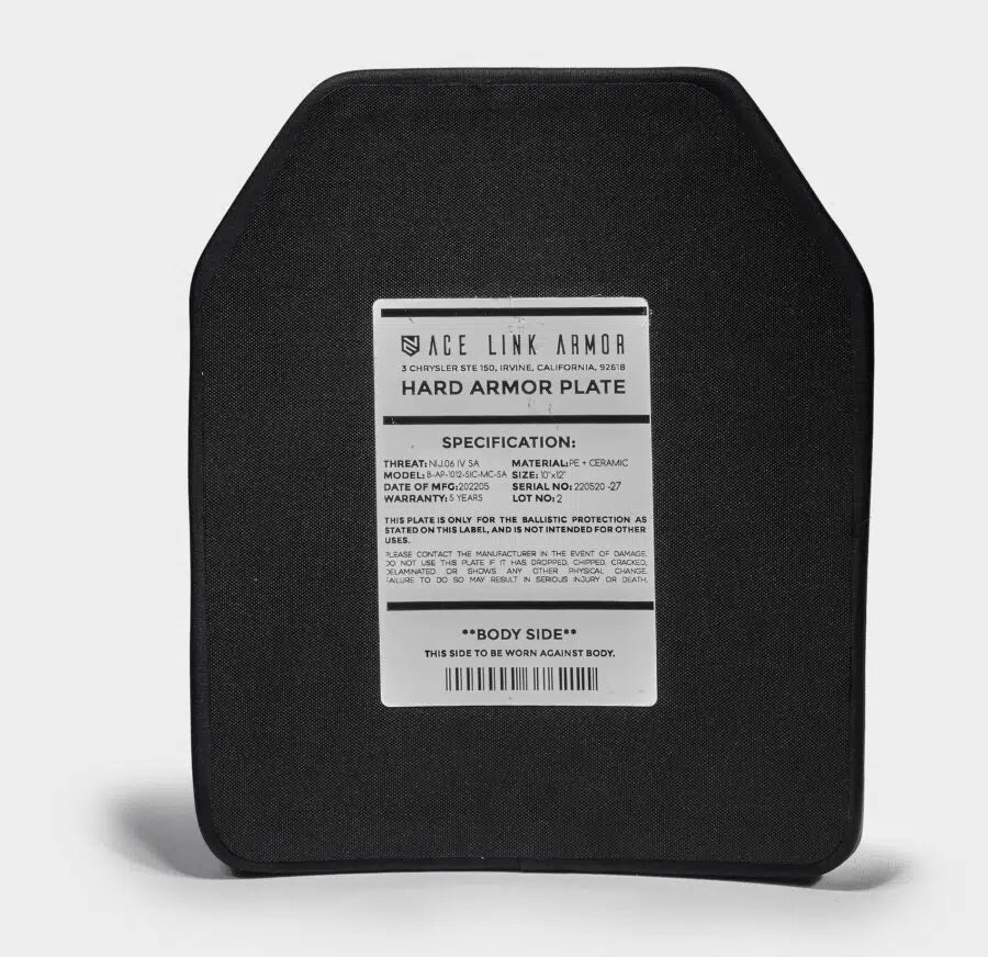 Ace Link Armor Level 4 SA Multi-Curve Armor Plate – Bulletproof Zone