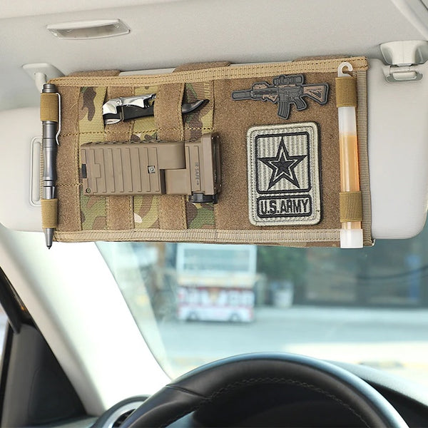 Tactical MOLLE Sun Visor Pouch Bulletproof Zone